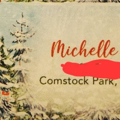 Christmas Winter Red Barn Return Address Labels Customized Holiday ...