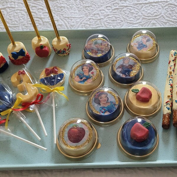 Princess Snow White Toppers Instant Download, Printable Princess Party ...