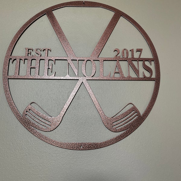 Custom Golf Metal Sign, Personalized Golf Gifts for Men, Golf Man Cave ...