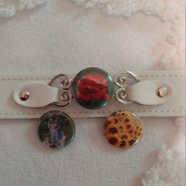 Snap Necklace, Snap Pendant, Compatible With Ginger Snaps, 18mm Snap ...