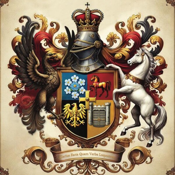 Create a Custom Family Crest Design | Personalized Coat of Arms ...