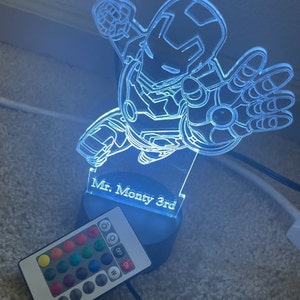 Hulk Personalized LED Light, Gift Item Lamp, LED Base Night Lights - Etsy
