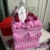 Pink Cake Tissue Box Cover - Etsy Canada