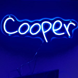 Neon Name Sign Custom Wall Decor, Neon Sign Light Teenage Boy Gifts ...