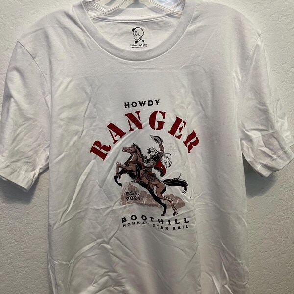 Boothill Themed T-shirt, Honkai Star Rail, HSR Shirt, Western Anime ...
