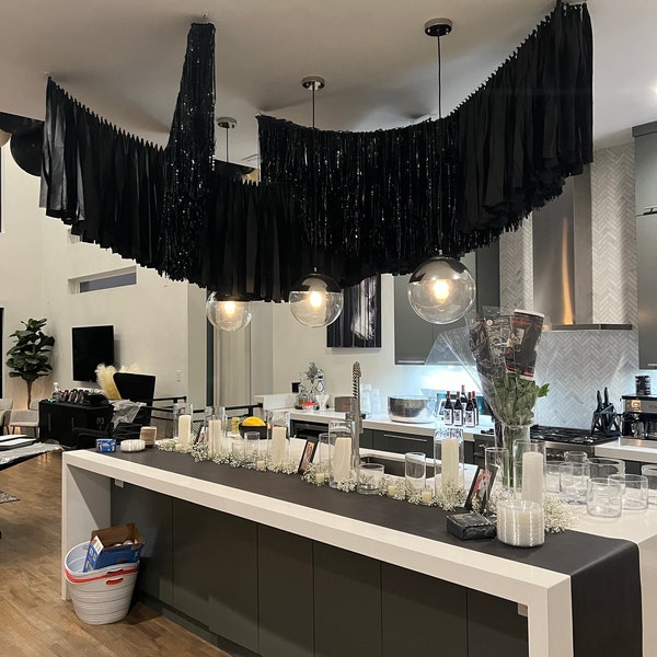 CUSTOM Ceiling Aerials, Ceiling Installation, Ceiling Fringe, Ceiling ...