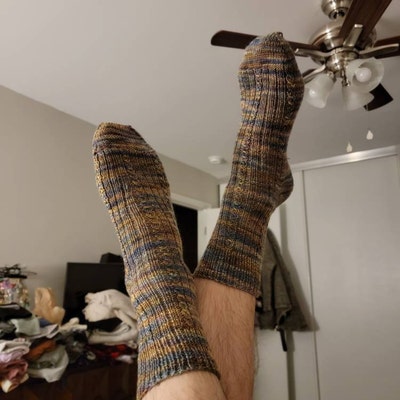 Easy Basic Worsted Weight Sock Knitting Pattern the - Etsy