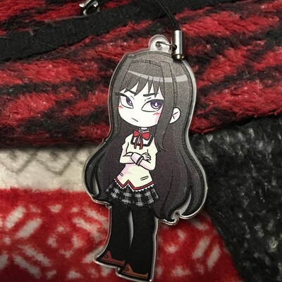 Madoka/homura Keychains - Etsy