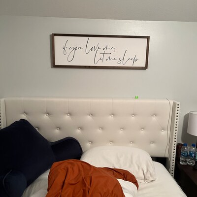 Bedroom Wall Decor Over the Bed, Master Bedroom Wall Decor, Above Bed ...