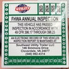 Personalized 2025 DOT Vehicle Inspection Sticker: FMCSA or FHWA - Etsy