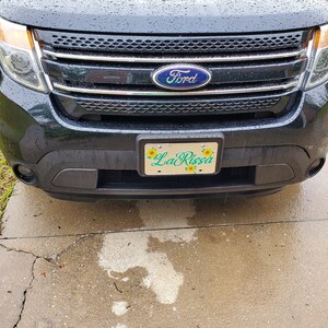 Custom can Do Any Name Mirror Laser License Plate - Etsy