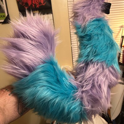 CUSTOM: Cat/feline Fursuit Tail with Curve - Etsy