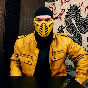 Scorpion Mask MK11 Classic for Cosplay - Etsy