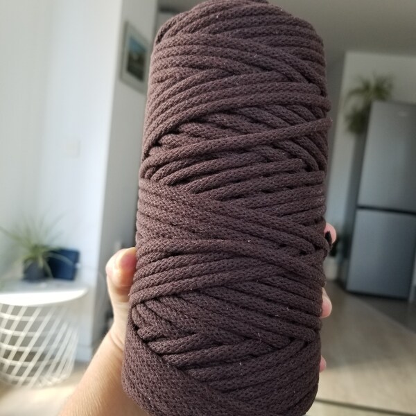 Cotton Rope 8 Mm/10mm/16 Mm/5 M (5.4681 Yard)|organic Cabled Cotton ...