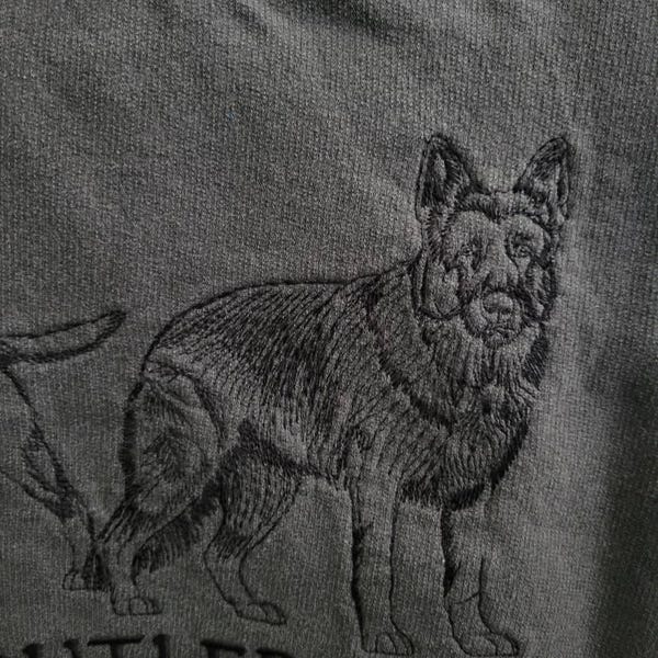 Belgian Malinois Embroidery File, Dog Gifts, Realistic Dog, Trendy ...