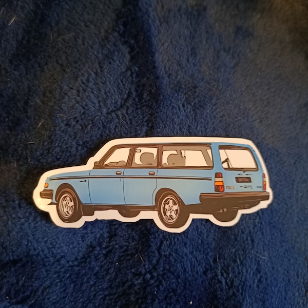 Volvo 240 Wagon Sticker - Etsy