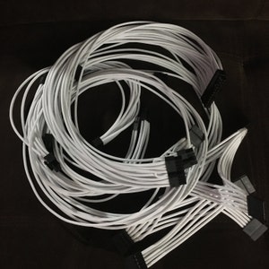 TT Thermaltake Full Modular Psu Customized Cables Sleeved | Etsy