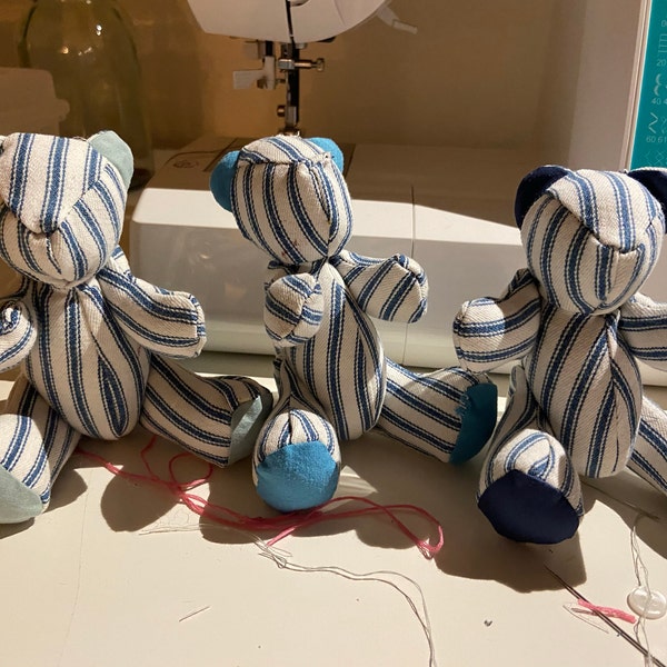 Calico Signature Bear Teddy Bear Pattern PDF, Sew a Memory Bear ...