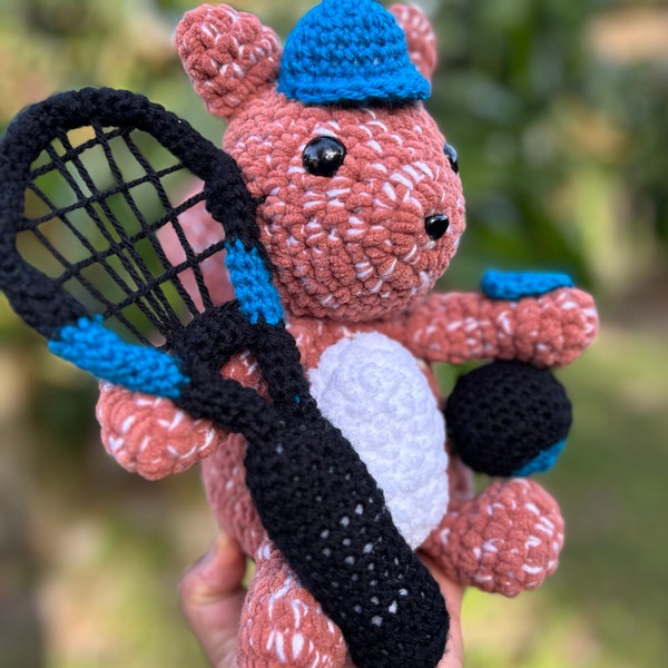 Tennis Racket & Ball Crochet PATTERN ONLY Pdf DOWNLOAD! Amigurumi ...