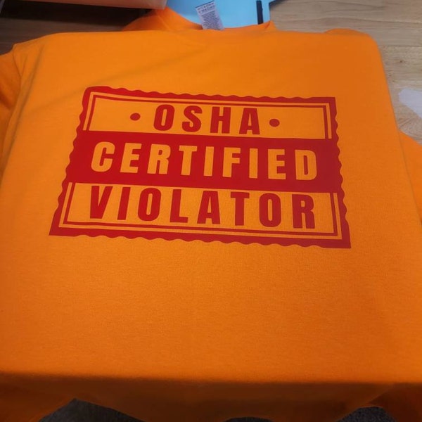 Osha Certified Violator SVG Rectangle Stamp Design, Funny Gag Gifts ...