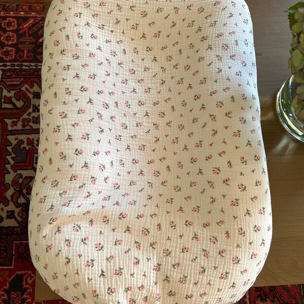 Snuggle Me Organic, MUSLIN Cover for Snuggle Me Organic , Handmade ...