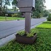 Brilliant White Snappot® Post Planter Kit-flower Pot for Mailbox Post ...