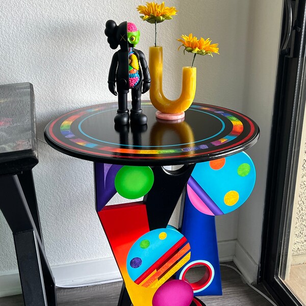 Madhouse Abstract Table, Geometric Table Sculpture, Abstract Floor ...