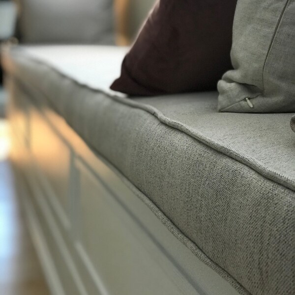 Custom Window Cushion COVER, Window Bench Cushion, Daybed Cushion, Bay ...