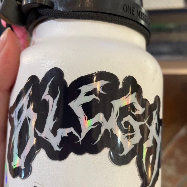 Blegh Holographic Vinyl Sticker - Etsy