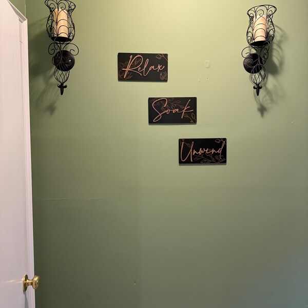 3D Restroom Sign With Pets Restroom Sign for Veterinarian Office Gift ...