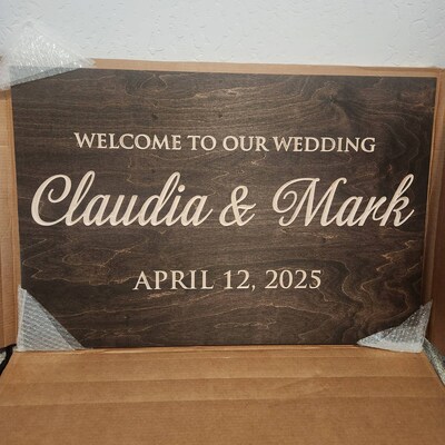 Wedding Entrance Sign, Wedding Welcome Sign, Entrance Sign for Party ...