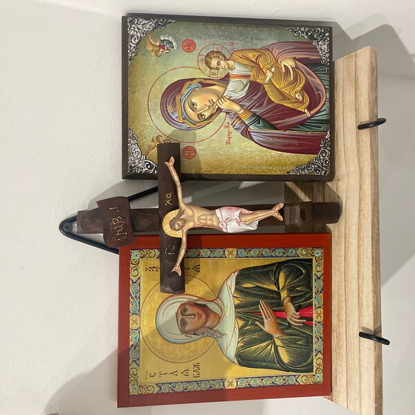 Saint Xenia Icon, Handmade Greek Orthodox Icon of St Xenia of St ...