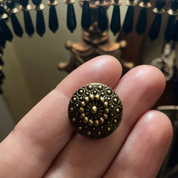 10 Small Gold Coin Buttons - Etsy