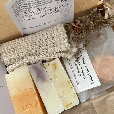 Mini Soap Gift Box Handmade Soap Gift Set Vegan Gift Guest Soap Soap ...