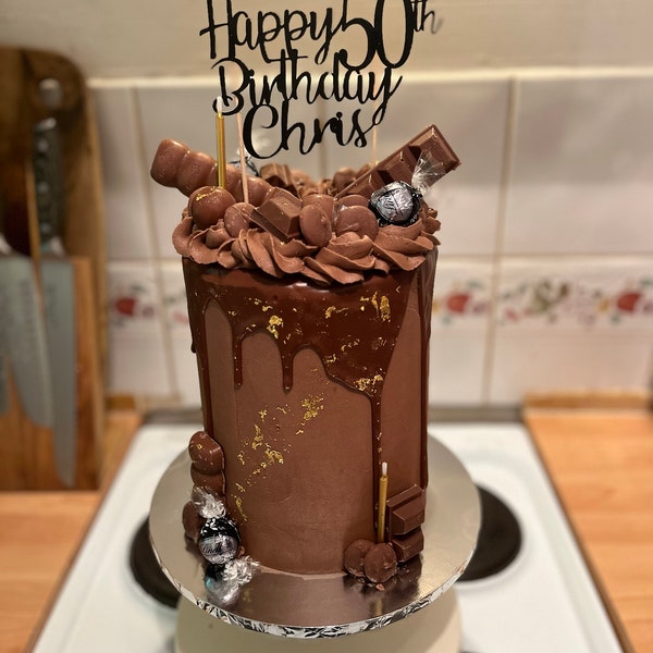 Personalised Custom Birthday Cake Topper, Official Teenager Cake Topper ...