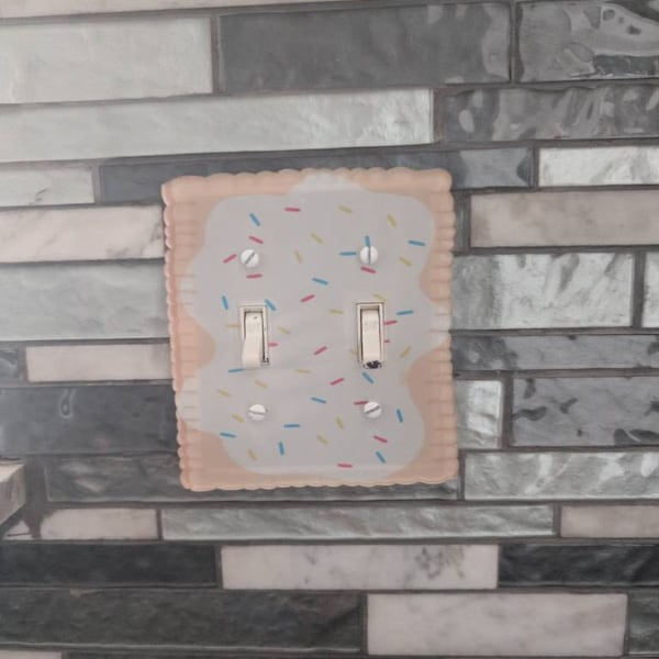 Toaster Breakfast Pastry Light Switch Cover, Laser Cut Acrylic, Home ...