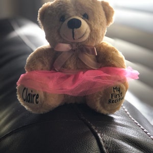 Personalized Teddy Bears-Stuffed Bear-My first teddy | Etsy