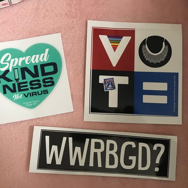 Nevertheless, She Voted Removable Vinyl Sticker. - Etsy