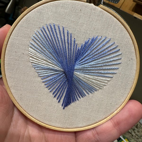 Individual Embroidered Button 3" Hoops | Finished Button Embroidery ...