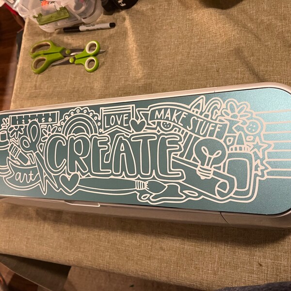 CREATE Vinyl Cutter Lid Decoration Cut File - Etsy
