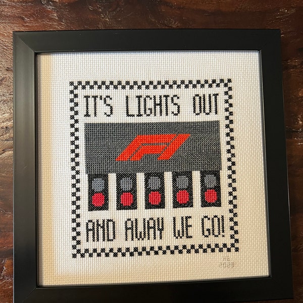 F1 2024 Cross Stitch Pattern for All 10 Teams // PDF Pattern - Etsy