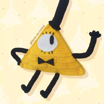 Crochet Pattern Bill Cipher Inspired Plushy - Etsy