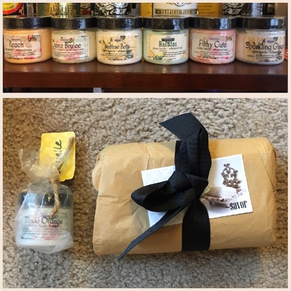 Creme Fraiche Set -- Mix Six 2 Oz Mini Whipped Soaps by Savor - Etsy