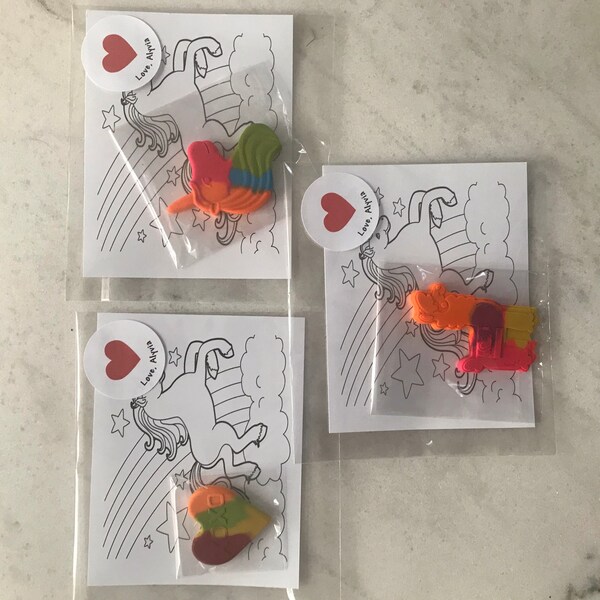 Color Your Heart Out|valentine Color Me Cards|valentine Favors ...