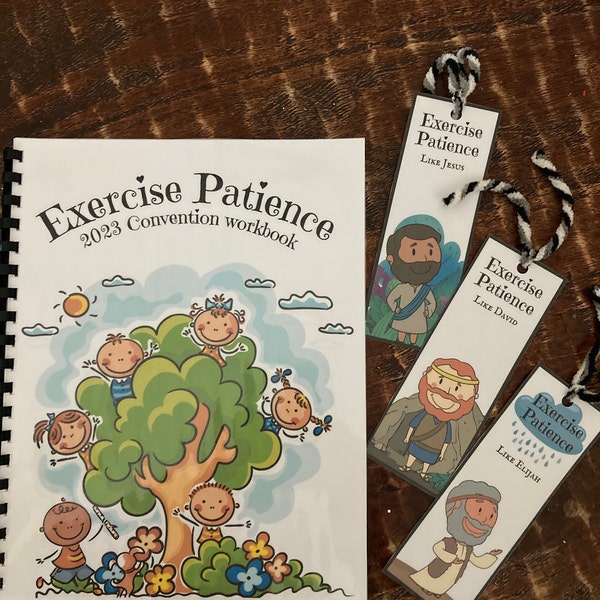 Exercise Patience 2023 Convention Kids Workbook | JW | Activity ...