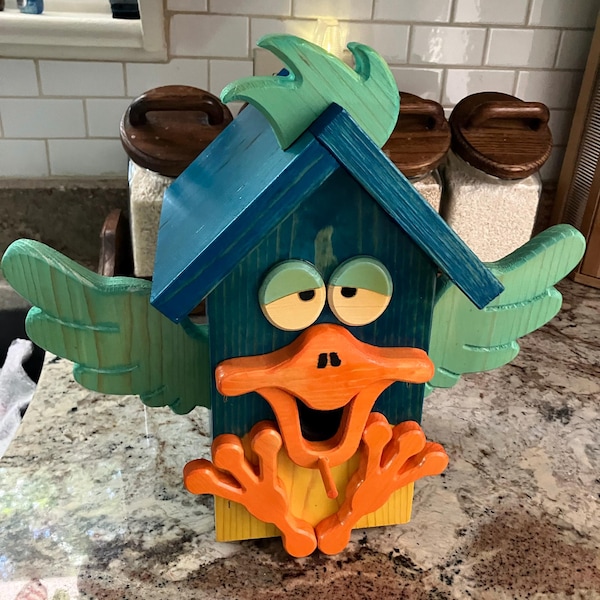 Old Man Birdhouse - Etsy