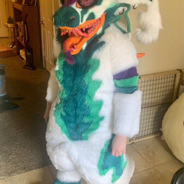 DIGITAL Digitigrade Bodysuit Pattern for Fursuits - Sized Medium Female ...