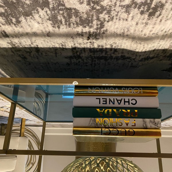 5 Set of Books | Customizable Book Stack | Fashion Books | Glam Decor ...