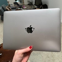 Hipster Glasses Mac Apple Logo Cover Laptop Vinyl Decal Sticker MacBook ...