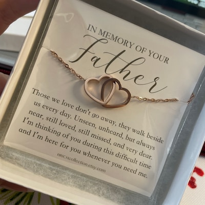 Loss of Father Gift Grief Gift Father Remembrance Necklace Sympathy ...